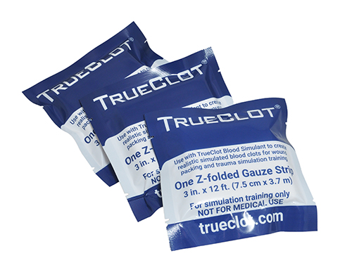 Simulated Hemostatic Gauze - TrueClot